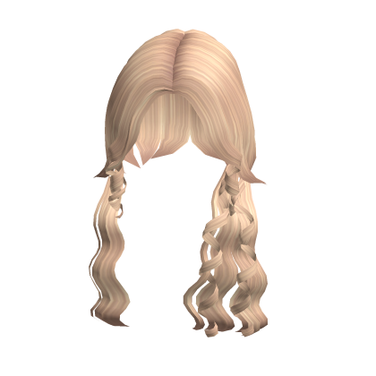 Pelo de doble longitud drapeado (rubio) - Roblox