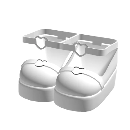 3.0 cutest white platform shoes | Roblox Item - Rolimon's
