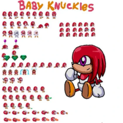 baby knuckles sprite sheet
