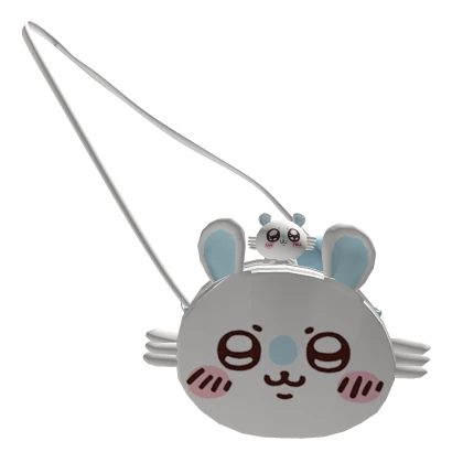 Chiikawa bag with plushie Momonga cute | Roblox Item - Rolimon's