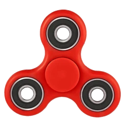 ߷ Red Fidget Spinner
