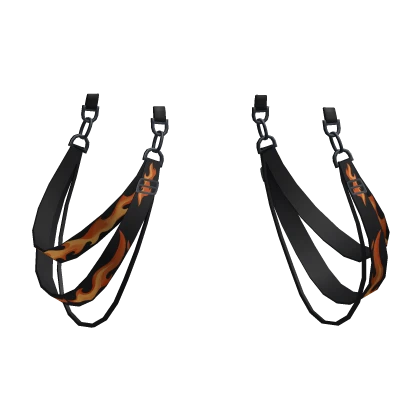 Elite Suspender Waist Straps V3 - Black | Roblox Item - Rolimon's