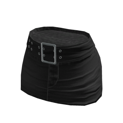 rok mini denim hitam penuh - Roblox