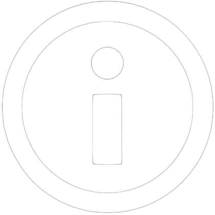 White Blockate Sign Decal