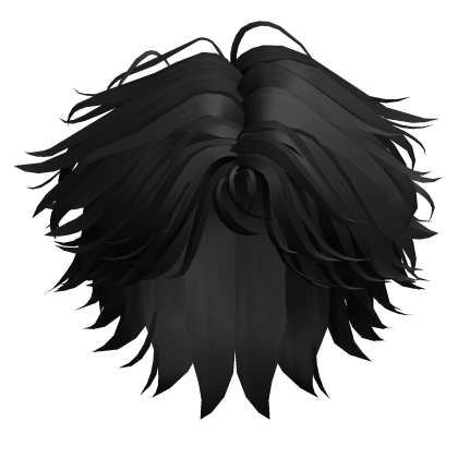 Il lupo ha tagliato i capelli della parte centrale in nero - Roblox