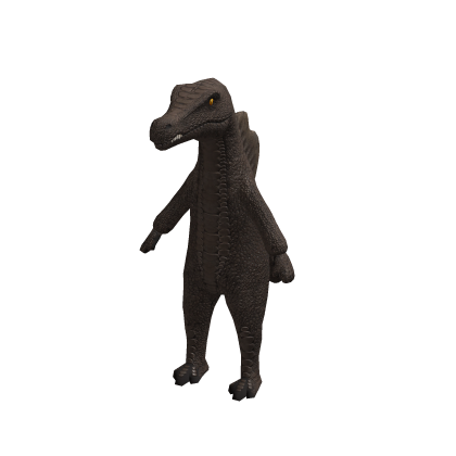 練 Spinosaurus ไดโนเสาร์สีน้ําตาลชุดไดโนเสาร์ที่สมจริง - Roblox