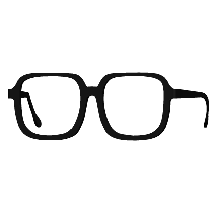 Black Sleek Geek Glasses | Roblox Item - Rolimon's