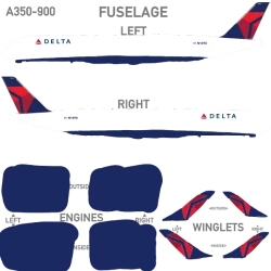 Aeronautica Delta a350 900