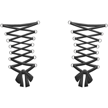 black front side corset doll laces | Roblox Item - Rolimon's