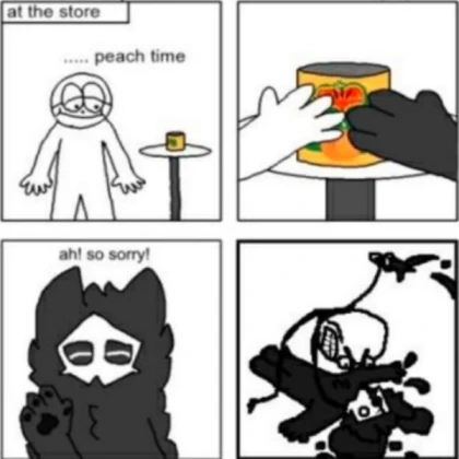 An ti - Fury Peach Time Meme