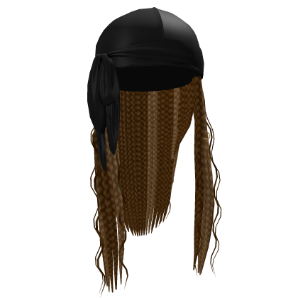Durag dengan Jalinan [Coklat & Pirang] - Roblox