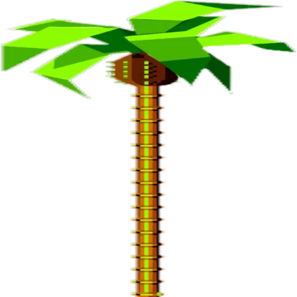 Sonic palm tree