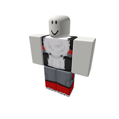 red synth mask furry fursuit w/ stripes [-] - Roblox