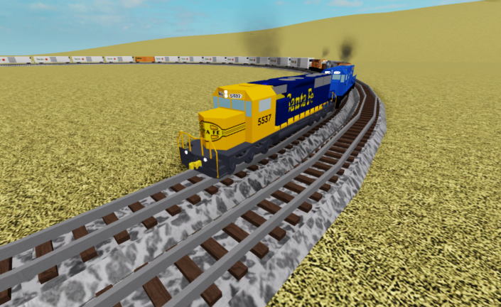 Cajon Pass Railroad Ro-Scale SP/ATSF Karte [1990] - Roblox