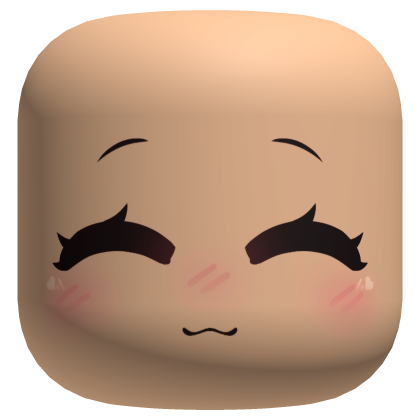 Sourire mignon Blush Face - Roblox
