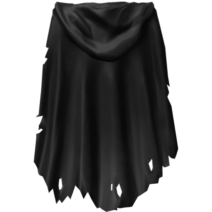 Capa Preta Rasgada - Roblox