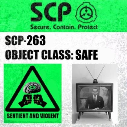 SCP 263 Label