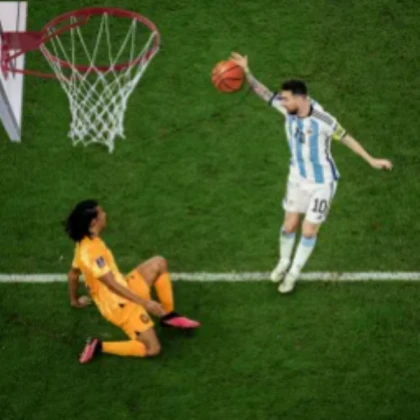 Messi Basketball Player