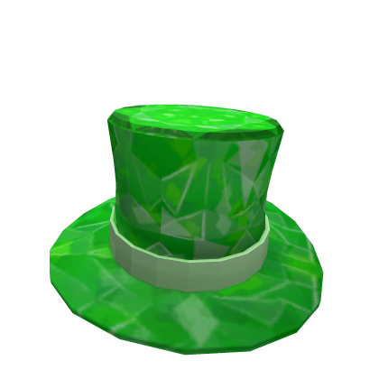 Sparkle Time Emerald Top Hat - Roblox