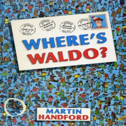 Where's Waldo (Original 1987 Book Cover)