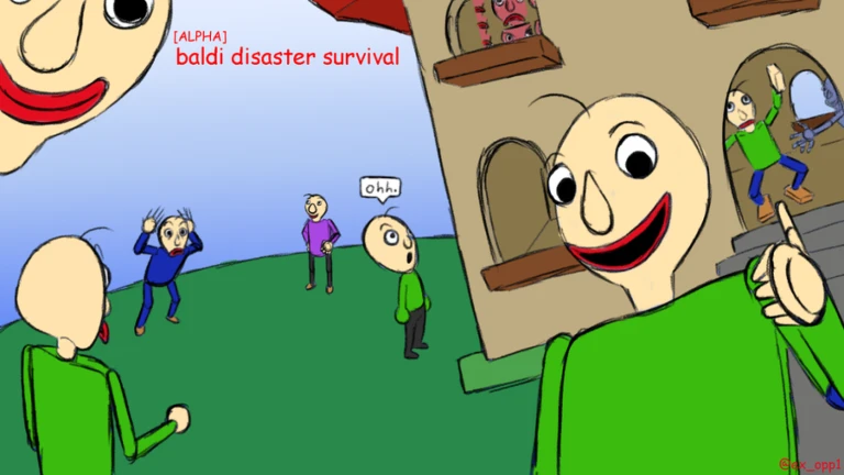 [RECODE] Baldi's Disaster Survival [BETA] - Roblox