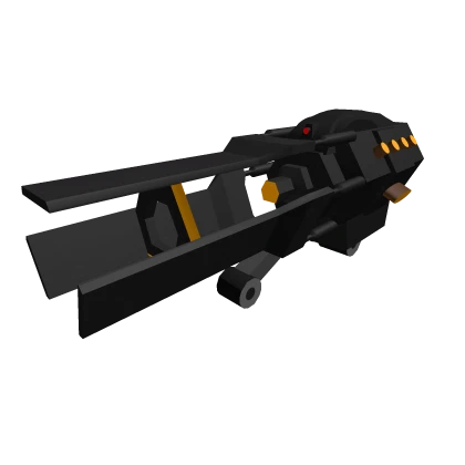 Left Shoulder Railgun Orange/Black(Gun) | Roblox Item - Rolimon's