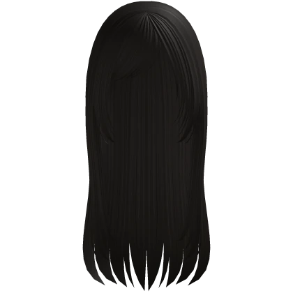 long dark brown gothic horror protag straight hair | Roblox Item ...