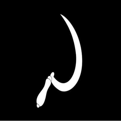 Flag with White Sickle
