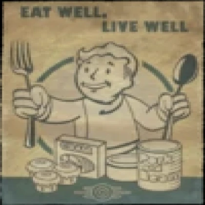 Fallout 4 "Eat well, live well" poster