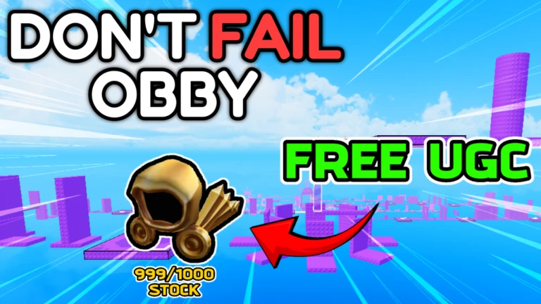 UGC อย่าล้มเหลว OBBY - Roblox
