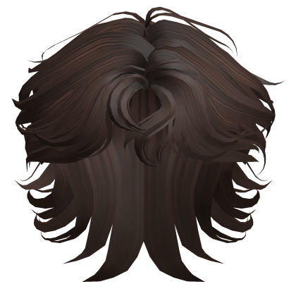 Mullet dividido en marrón - Roblox