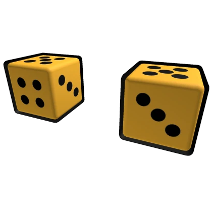 Orange Dice Headrow | Roblox Item - Rolimon's
