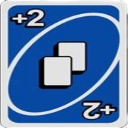 +2 Uno card