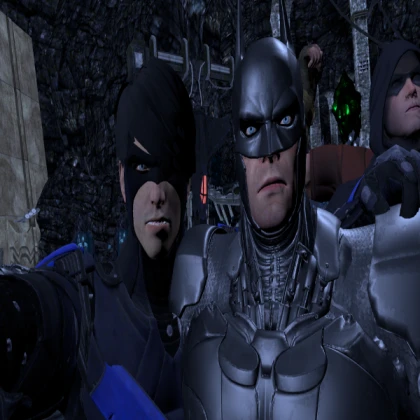 Nightwing and Batman in vrchat