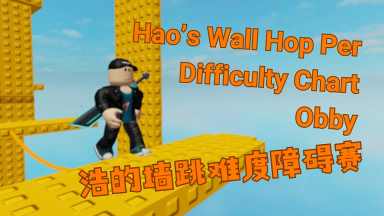 Obby de Wall Hop de Hao por dificultad - Roblox