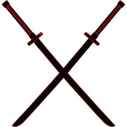 Red Cartoony Katana Swordpack - Roblox