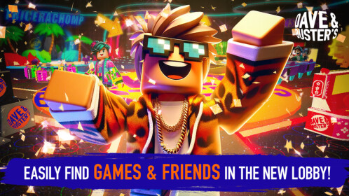 [อัพเดทใหญ่] โลกของ DAVE & BUSTER S - Roblox