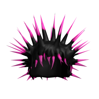 Neon Pink Tipped Messy Liberty Spikes | Roblox Item - Rolimon's