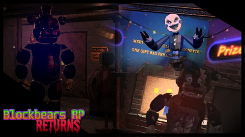 (SHADOW FREDDY & MORE) Blocbears: Retourne RP - Roblox