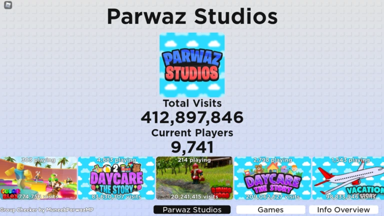 Live-Spiel-Statistiken-Checker - Roblox