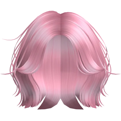 Wavy Layered Blowout Bob (Pink) | Roblox Item - Rolimon's