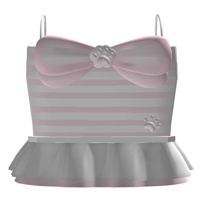 kawaii pink paw dress | Roblox Item - Rolimon's