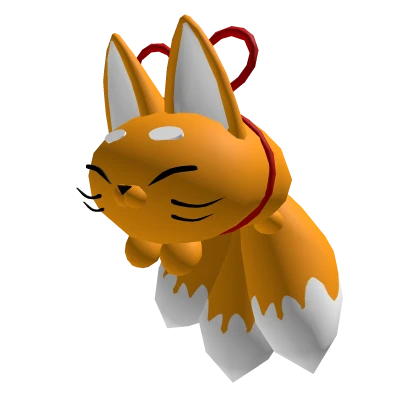 Three-Tailed Marshmallow Fox - Yellow | Roblox Item - Rolimon's
