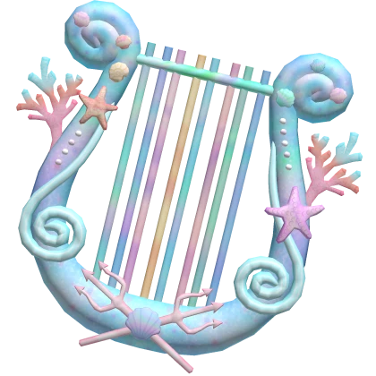 ocean mermaid back lyre harp tropical summer | Roblox Item - Rolimon's