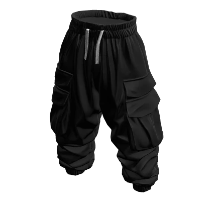Urban Baggy Cargo Pants (Black) | Roblox Item - Rolimon's