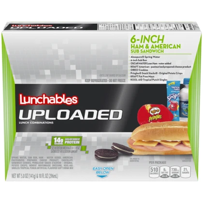 Lunchables UPLOADED - Ham and cheese sub