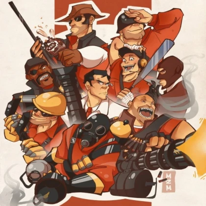 the team fortress 2 mercs