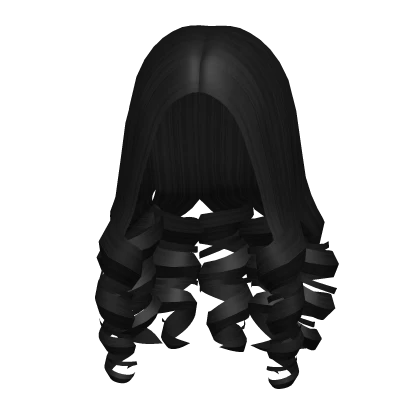 Curly Hair in Black | Roblox Item - Rolimon's