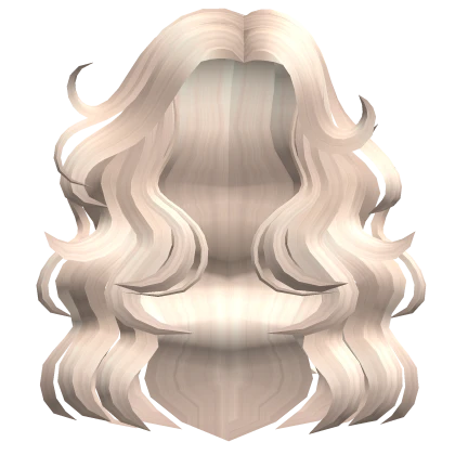 Voluminous Blowout Wavy Diva Hair (Platinum) | Roblox Item - Rolimon's