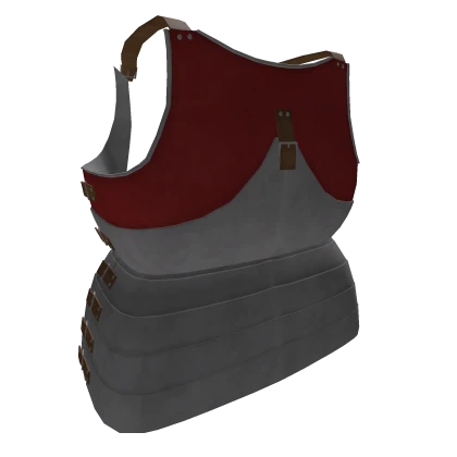 Medieval Covered Cuirass & Plackart - Red | Roblox Item - Rolimon's